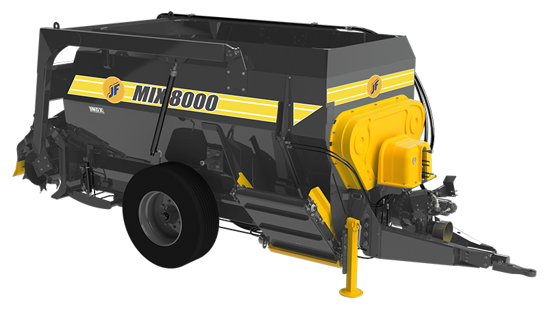 JF MIX 8000 (8m³) Misturador INOX - Crico Máquinas